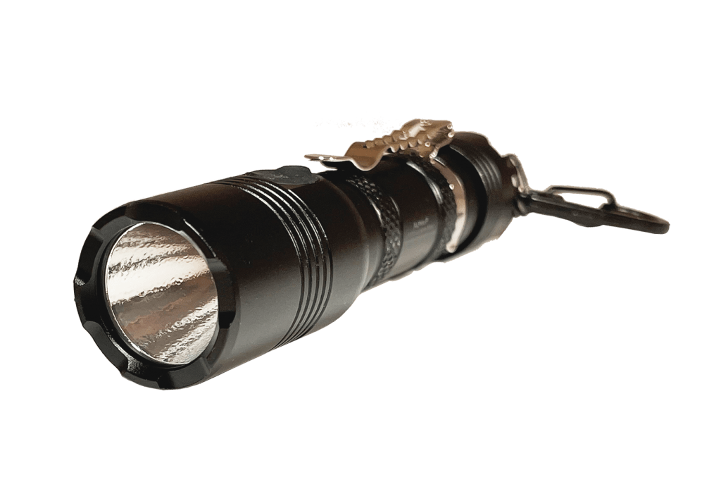 Alpha-P Programmable USB Rechargeable Pocket LED Flashlight